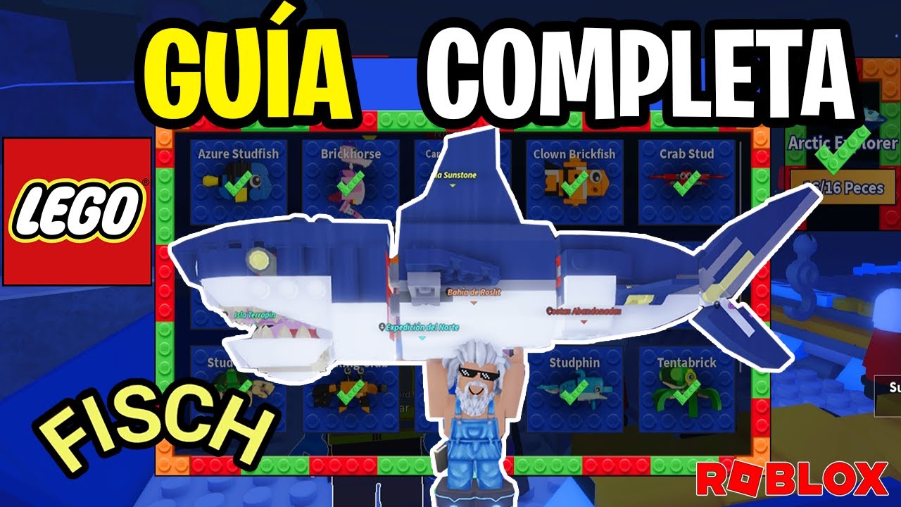 🎯 ¡GUÍA para CONSEGUIR todos los PECES LEGO y al STUDOLODON en FISCH! 🧱 ...