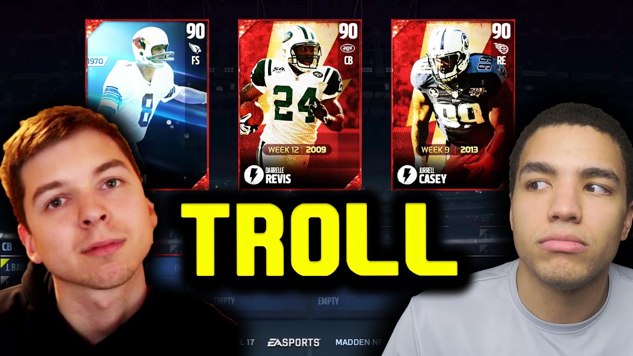 ULTIMATE TROLL DRAFT! MADDEN 17 DRAFT CHAMPIONS - YouTube