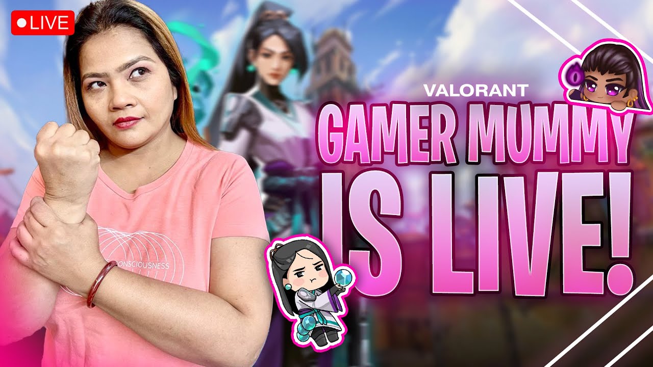 From Diapers to Headshots- Gamer Mummy - LIVE | #valorant - YouTube