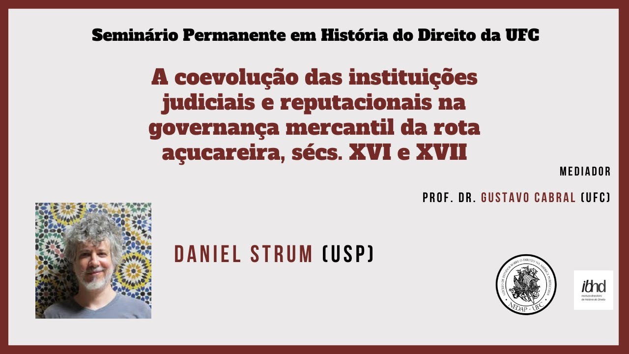 Seminário Permanente de História do Direito - 19/06/2020 - Prof. Dr ...