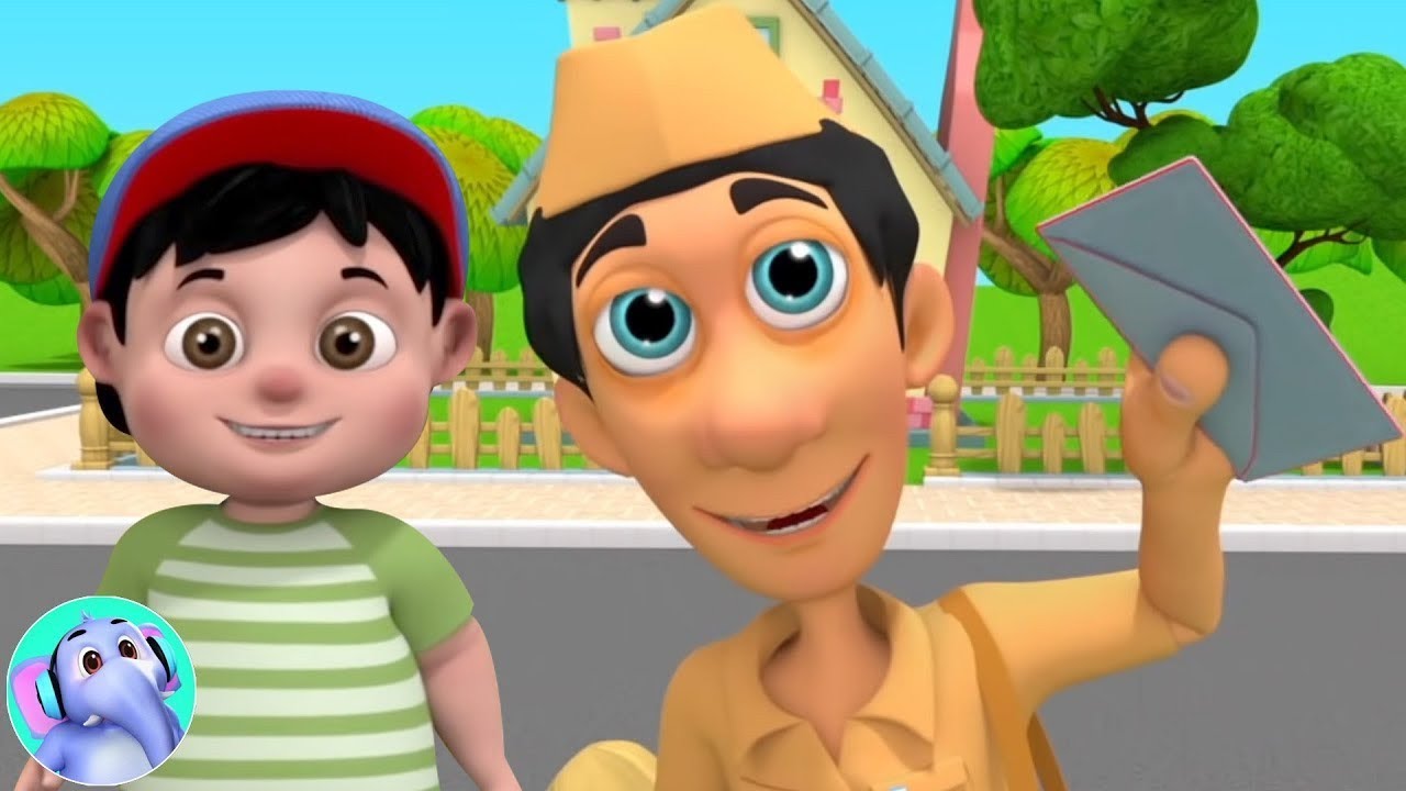 Dekho Ek Dakiya Aaya | Hindi Rhymes For Childrens | डाकिया आया | kids ...