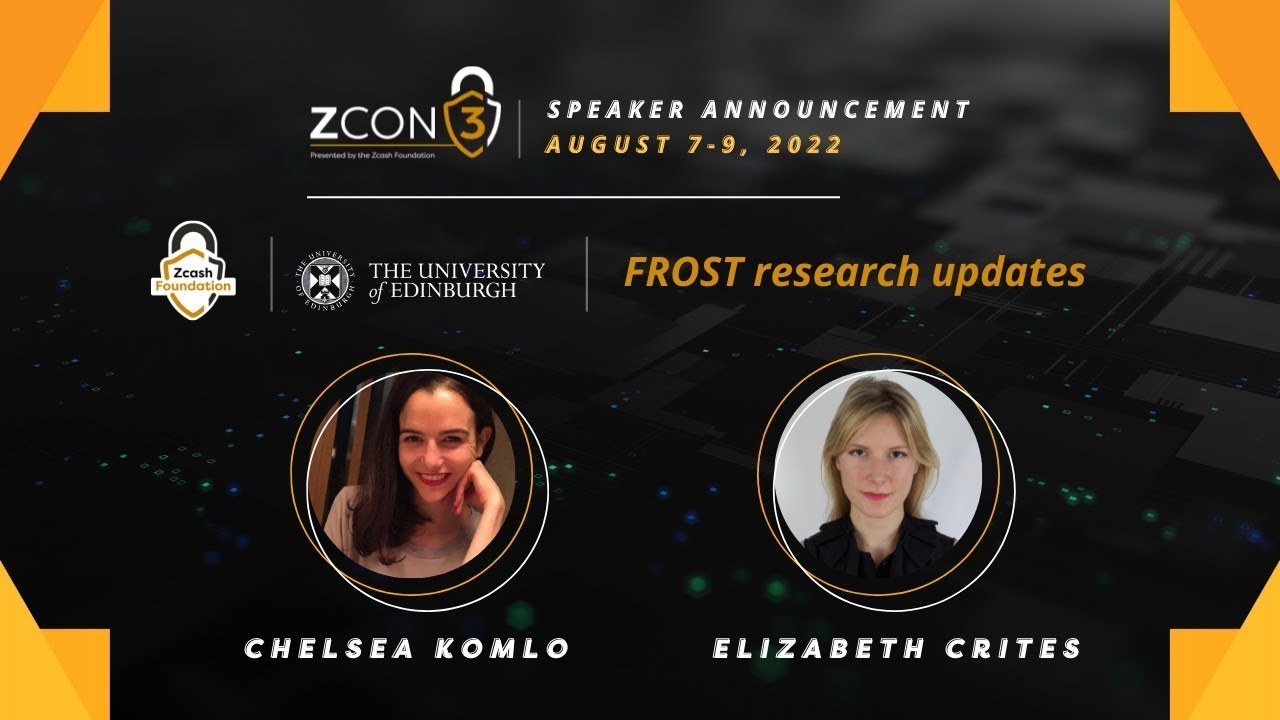 FROST Research Updates - Chelsea Komlo & Elizabeth Crites at Zcon3 ...