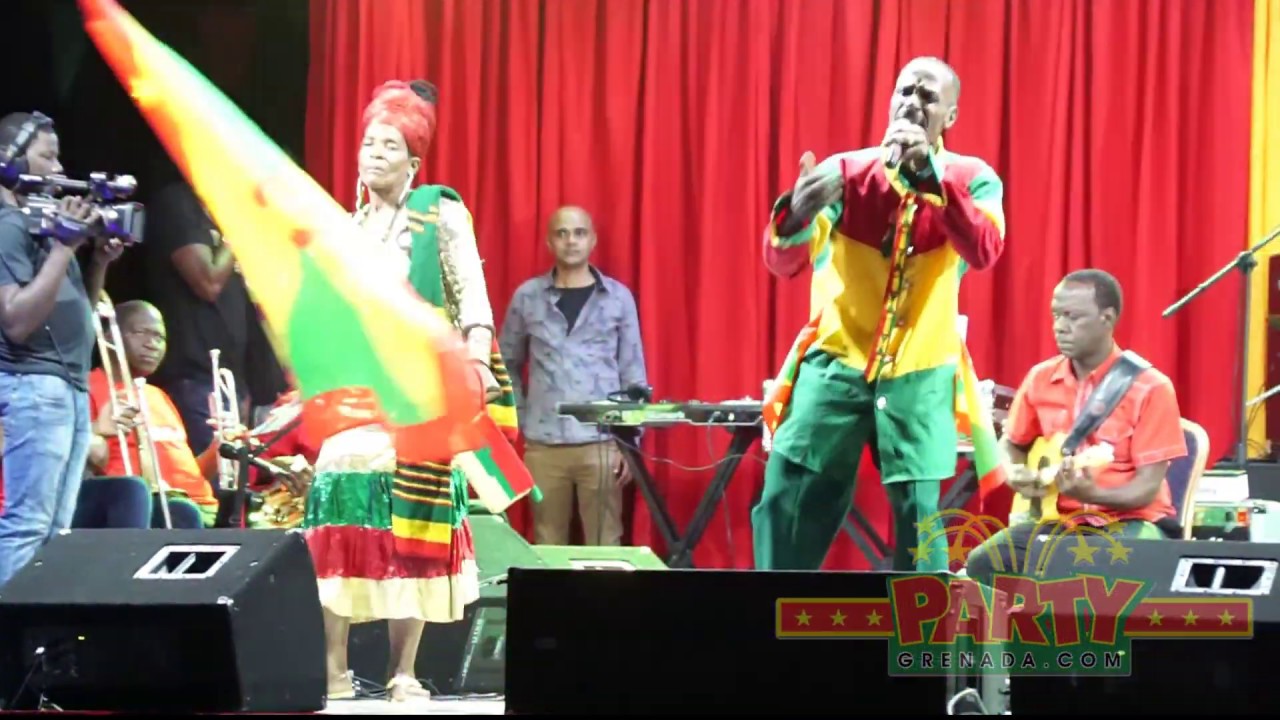 Oneal Findley 'Gunn' performance at the NCC 2020 Grenada Independence Calypso Competition - YouTube