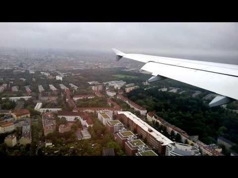 Regnerischer, windiger und turbulenter Anflug in Berlin Tegel mit Germanwings