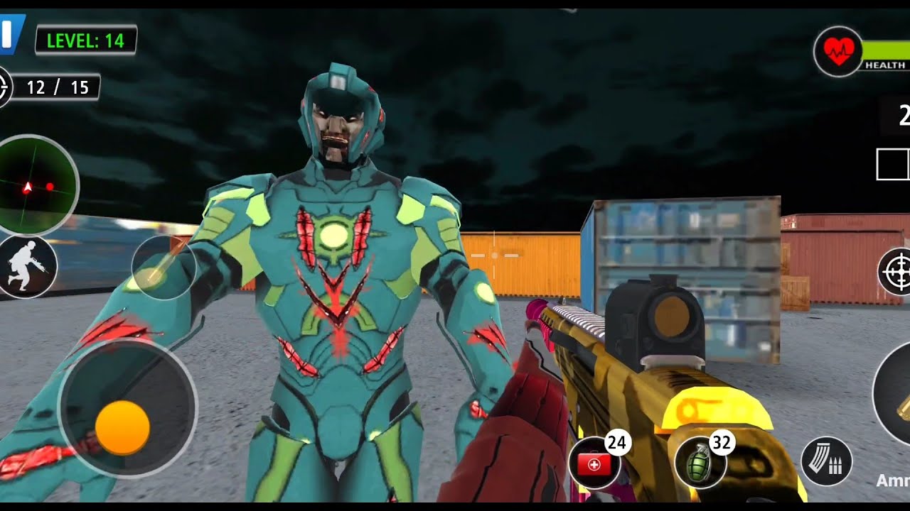 FPS Robot Shooting Strike Android Gameplay #19 - YouTube