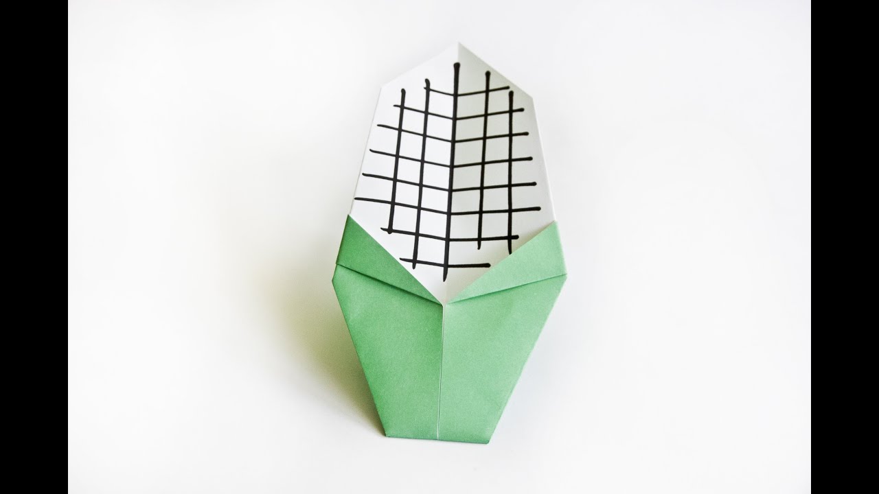 How to make a paper Sweet Corn | origami Vegetables | Easy origami ...