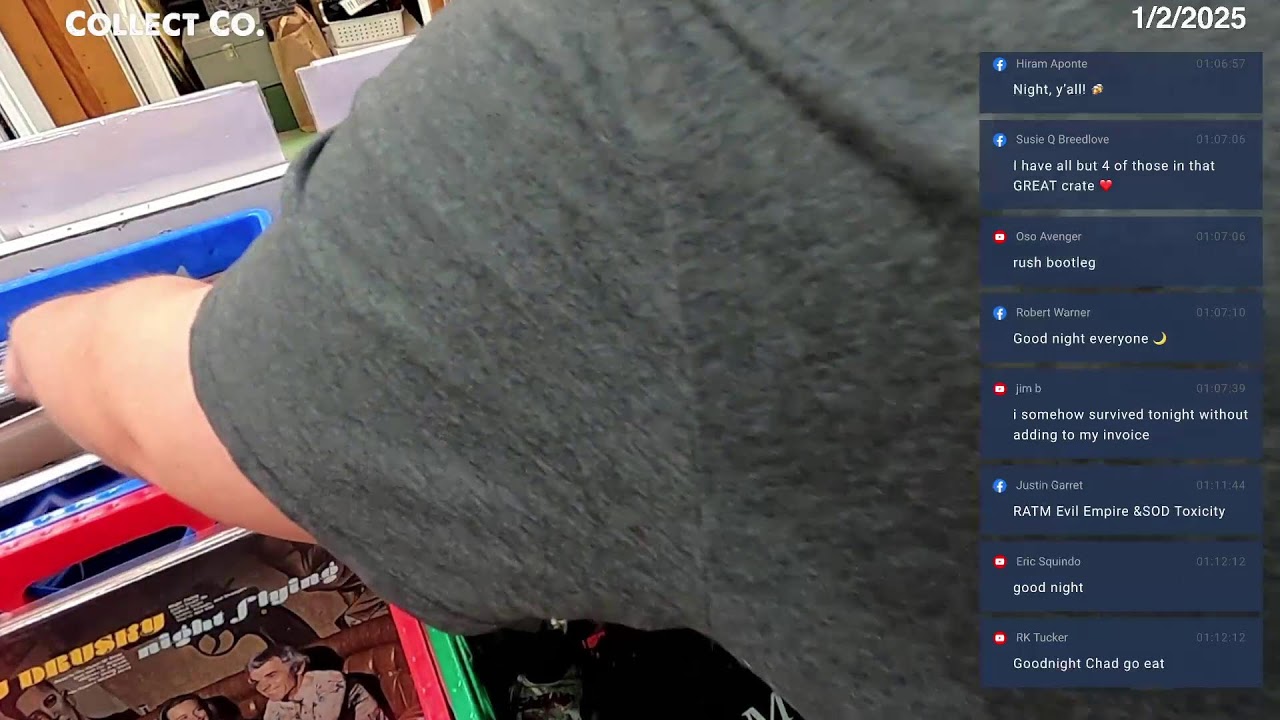 LIVE Vinyl Record Sale (Thursday, 1/2/2025) - YouTube