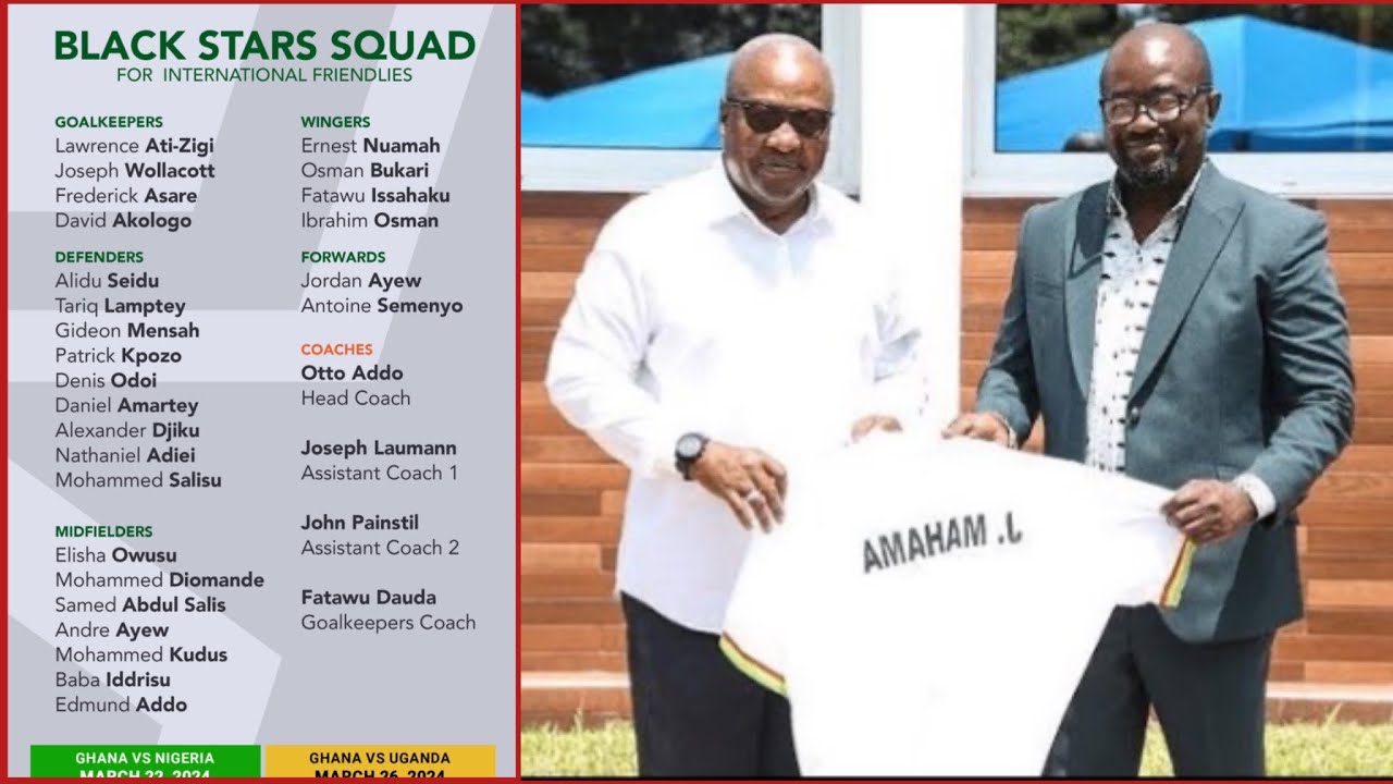 BLACK STARS FINAL SQUAD DATE REVEALED…GFA REPLY PREZ JOHN MAHAMA ON ...