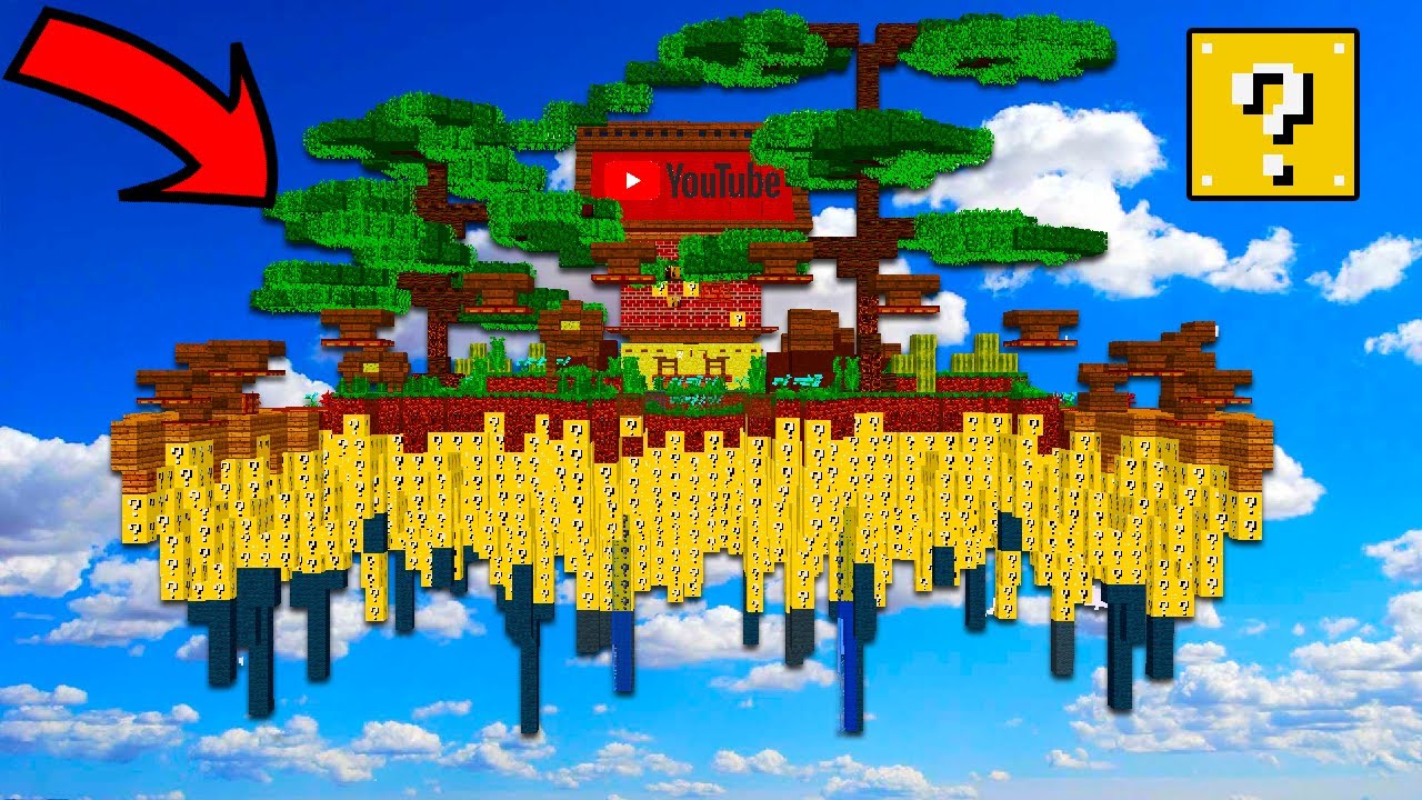 HOW TO SURVIVE on LUCKY BLOCK ISLAND in MINECRAFT! - YouTube