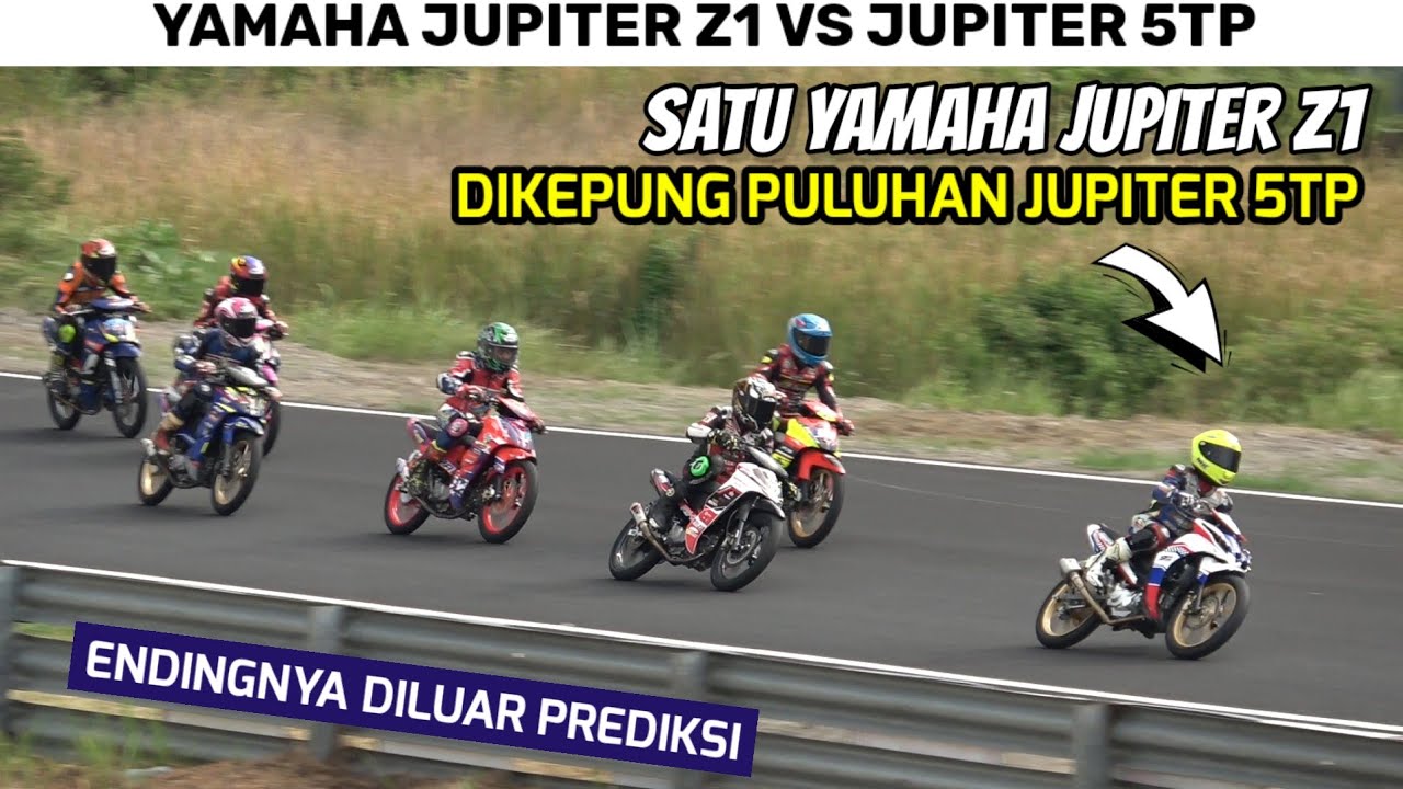 Diluar Dugaan Yamaha Jupiter Z1 Dikepung Puluhan Jupe 5TP Road Race ...