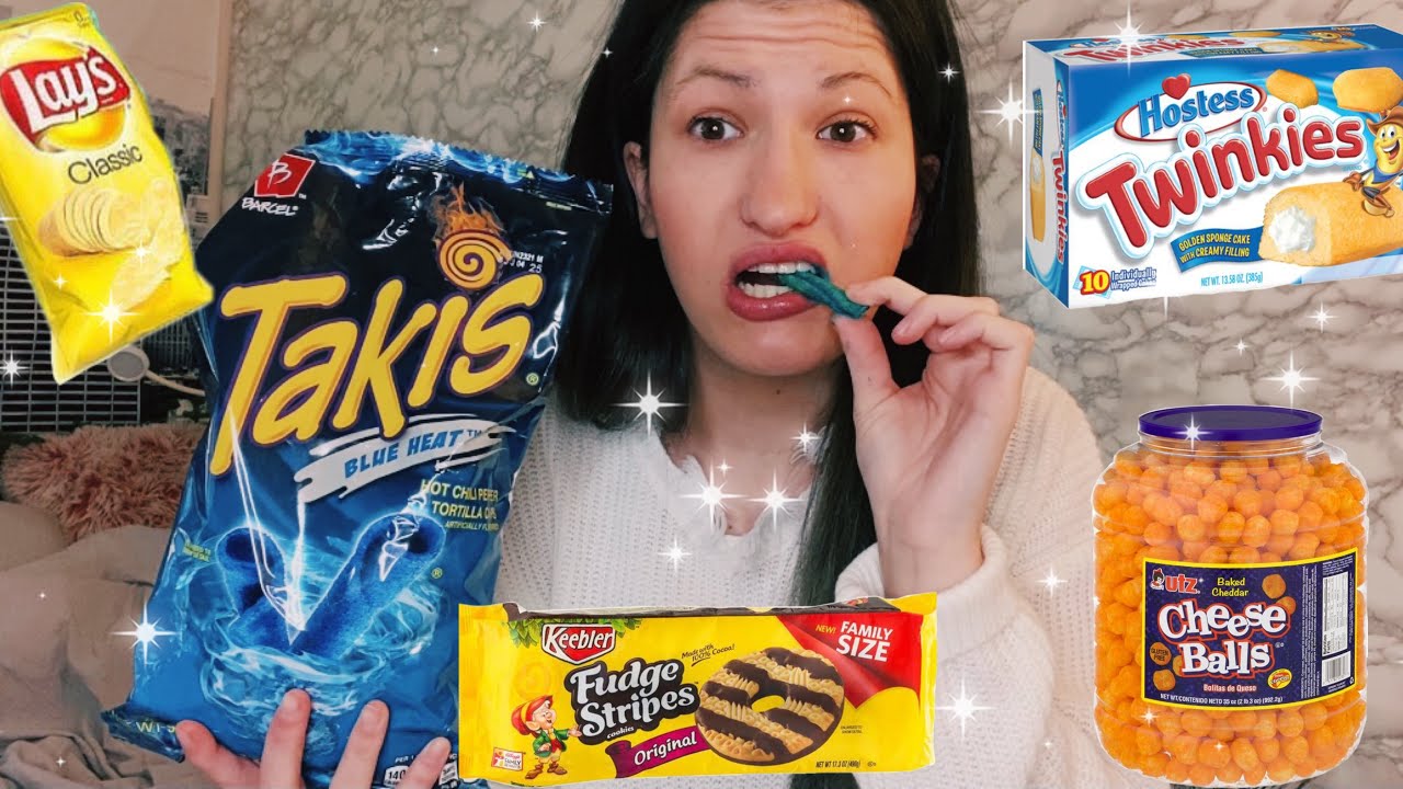 Teacher tries students favorite snacks ** Takis** *pringles ...