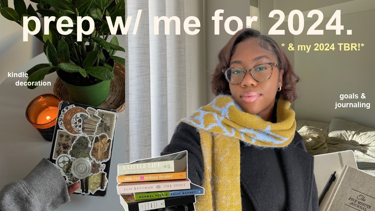 PREP WITH ME FOR A NEW YEAR ⭐️ my anticipated reads for 2024, realistic ...