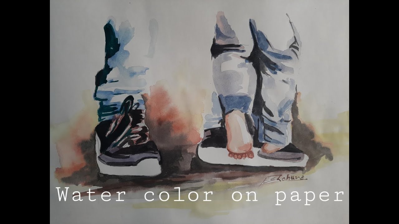 Water Colour on Paper | Technique of using Water Colour on Paper ...