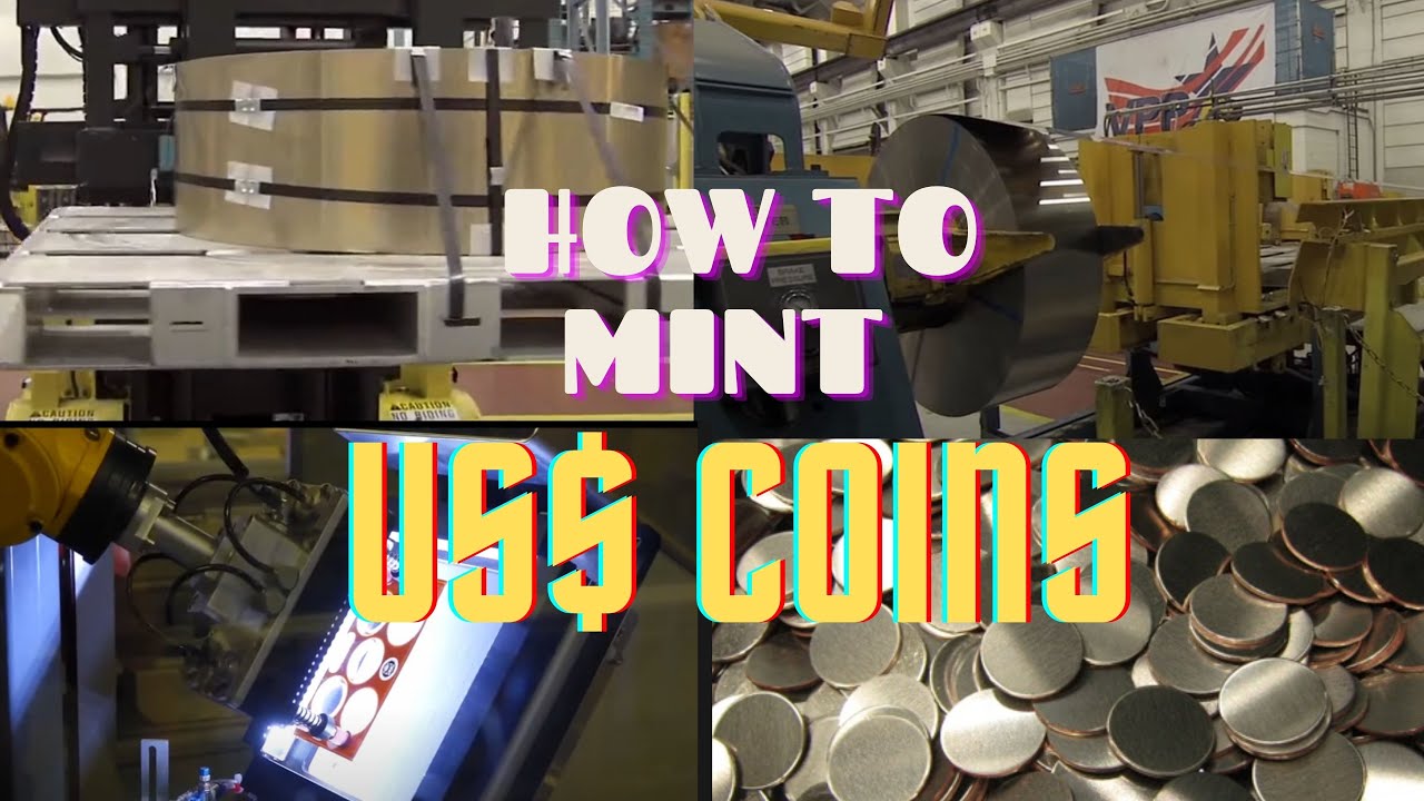 Satisfying Process of Minting Money in a Factory - YouTube
