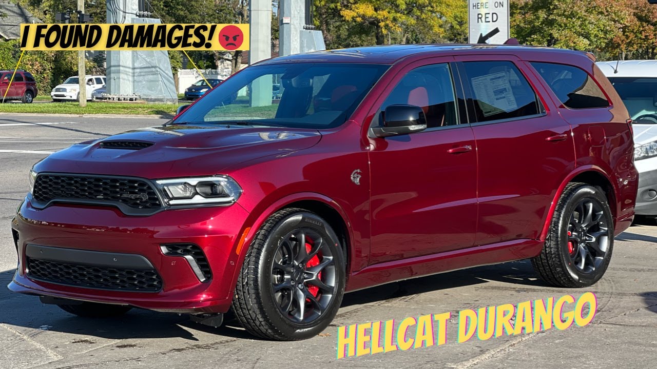 FULL REVIEW OF MY ALL NEW HELLCAT DURANGO + I FOUND DAMAGES! *$95,000 ...