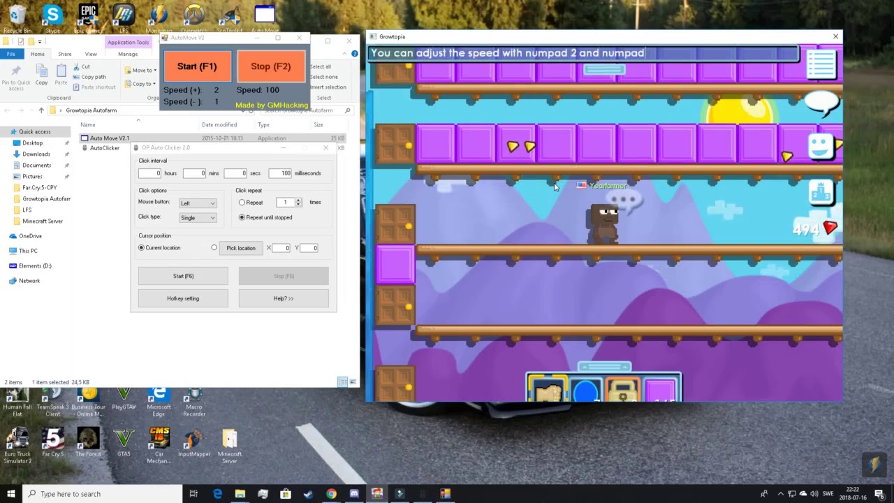 Growtopia autofarm, Autobreak + Automove (All versions)(Autobreak ...