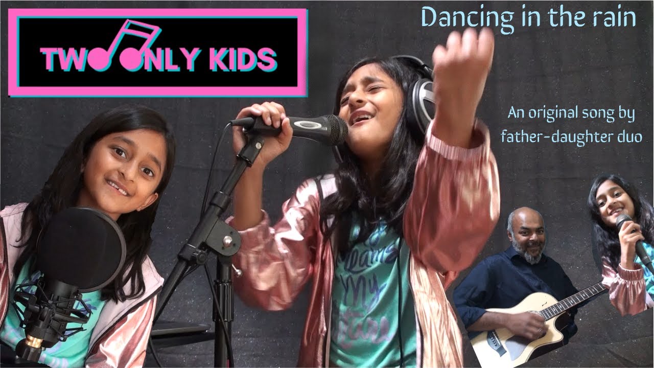 Dancing in the Rain (7 year old Karina sings an Original song) - YouTube