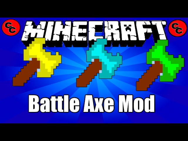 Diamond Battle Axe Minecraft Diamond Axe Etsy