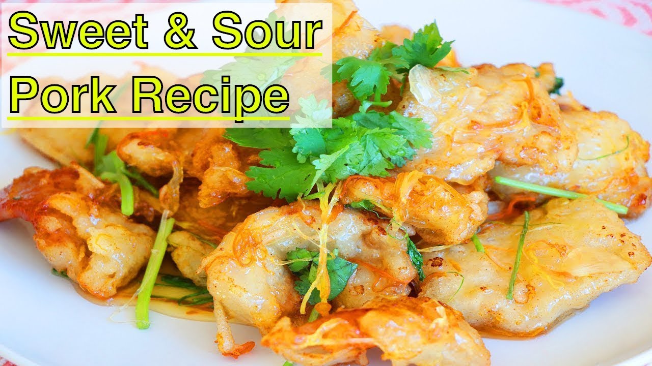 Better Than Take Out Sweet & Sour Pork (Guo Bao Rou) | CiCi Li - Asian ...