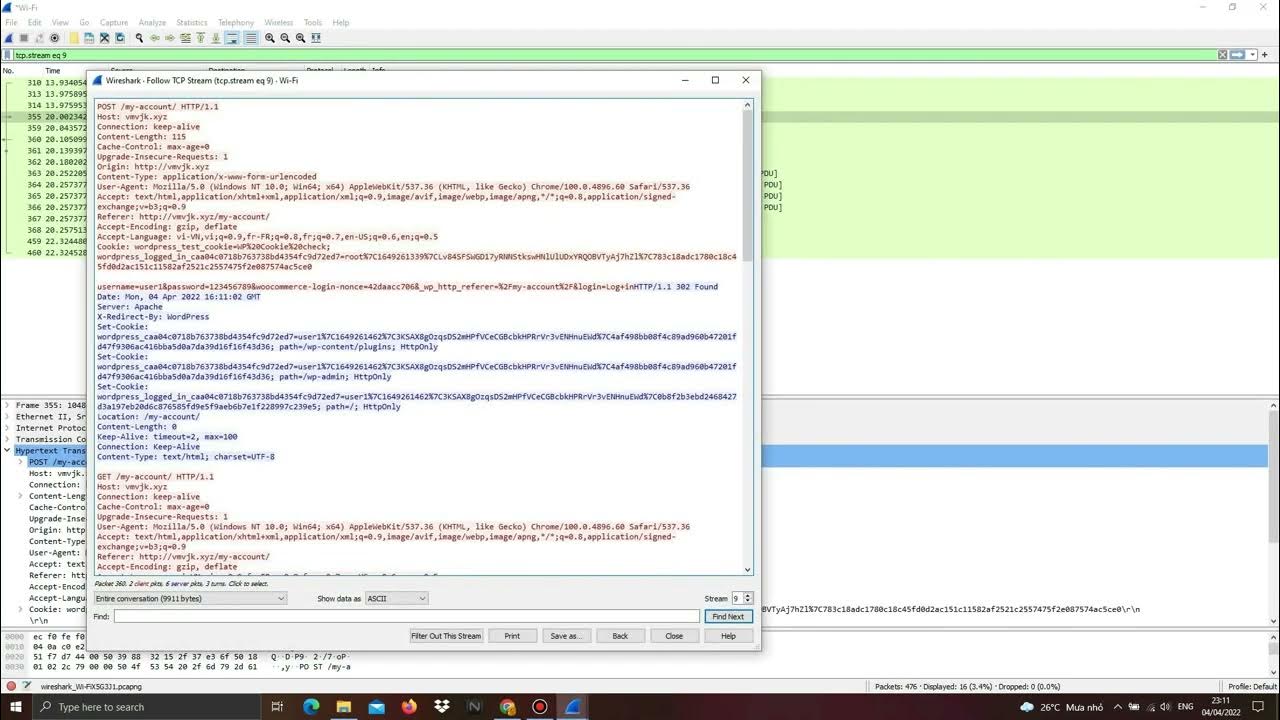 How To Hack User & Password on Website With Wireshark - YouTube