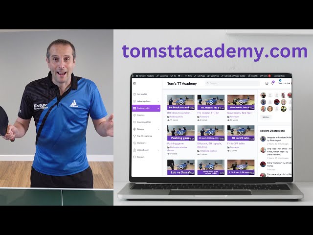 Want to improve at table tennis? Join Tom's TT Academy! - Videos For Kids