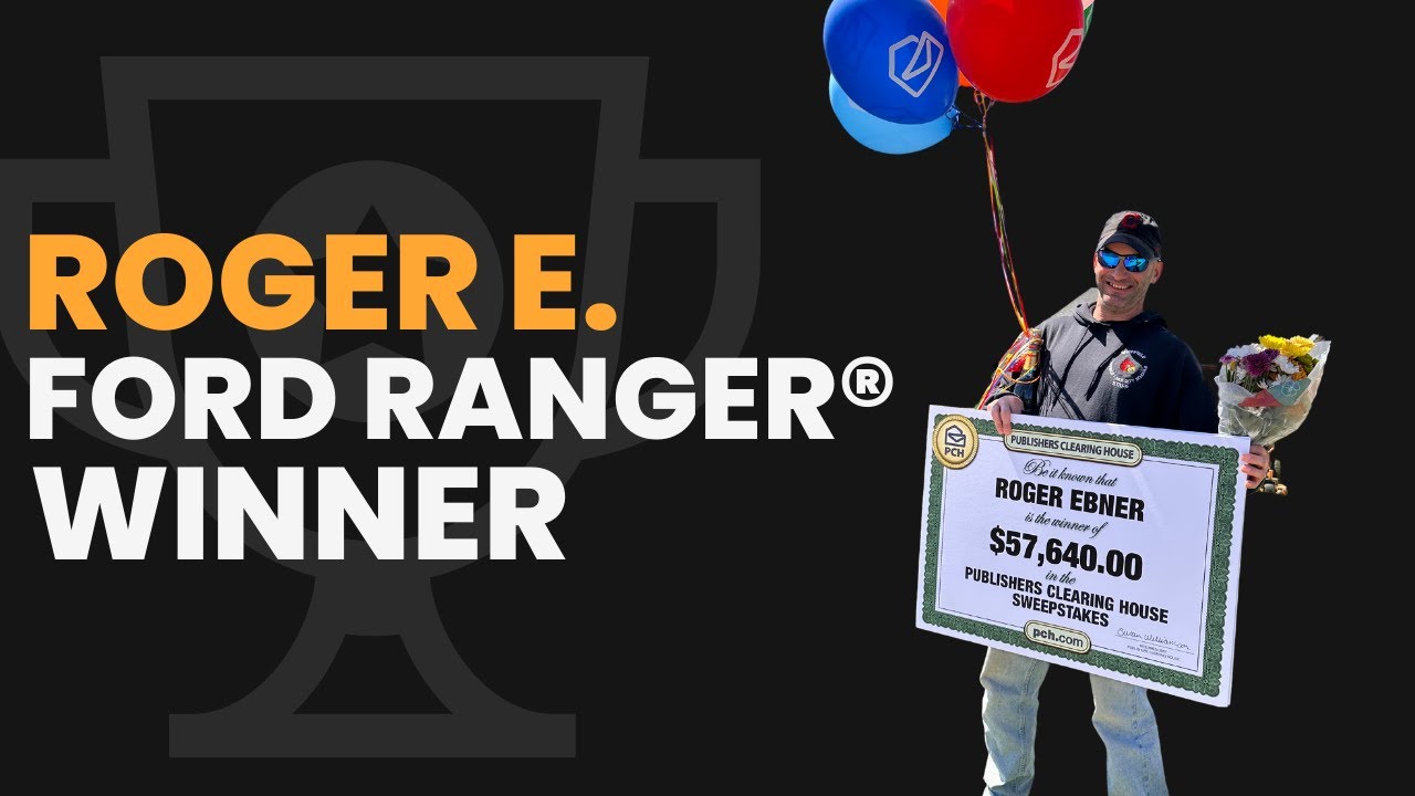 PCH Winner: Roger E. of OH Won a Ford Ranger® Raptor or $57,650! - YouTube