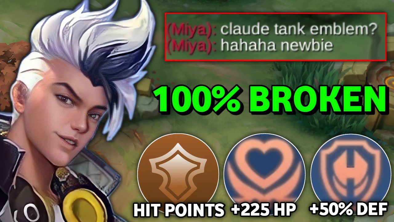 TRY THIS CLAUDE NEW BROKEN EMBLEM 2024! TOP GLOBAL CLAUDE! - YouTube