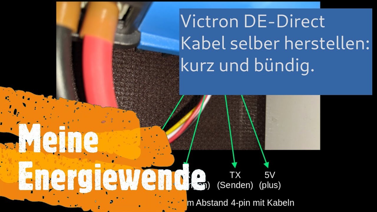 #DIY #Victron #VE-Direct Kabel selber herstellen: kurz und bündig ...