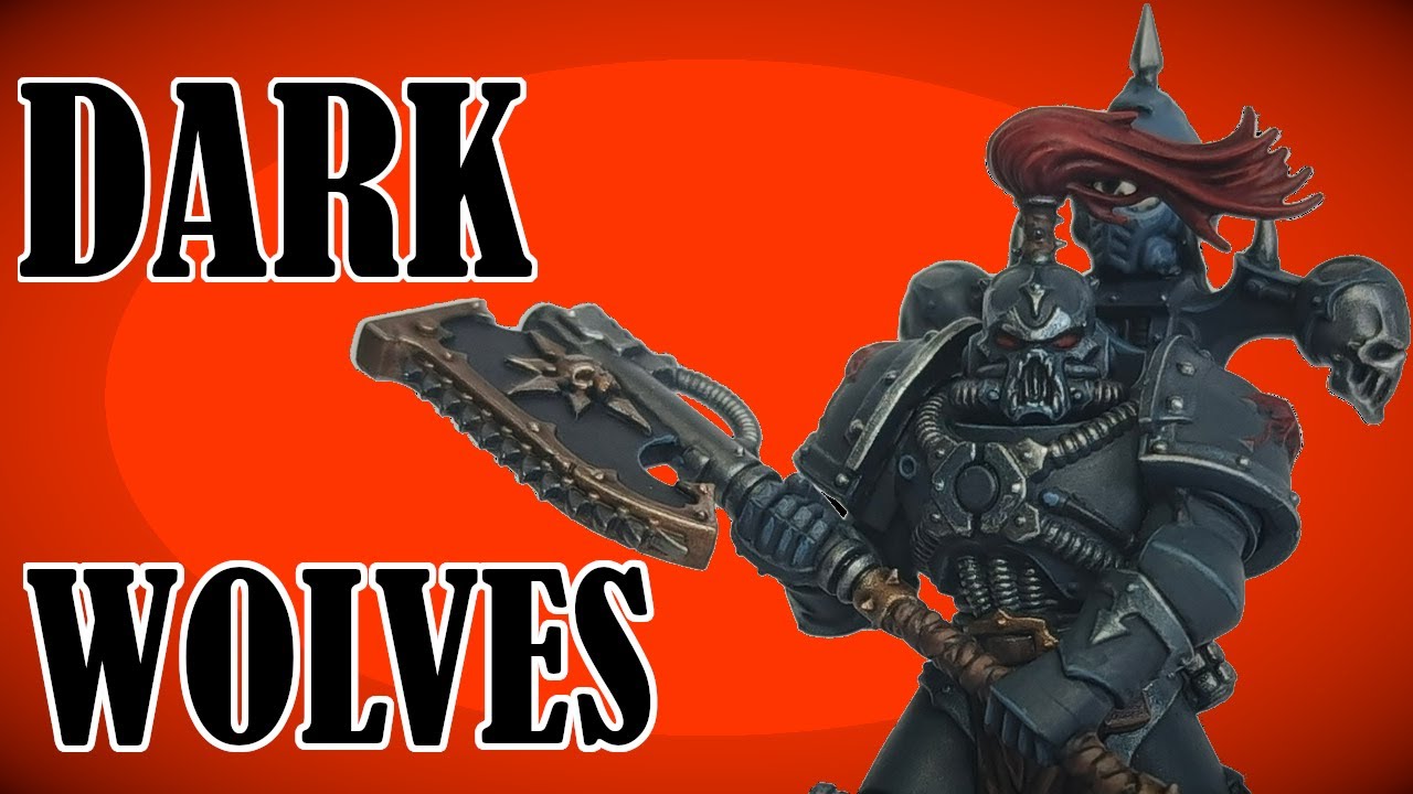 Chaos corrupted Space Wolves? How to paint Skyrar's Dark Wolves - YouTube