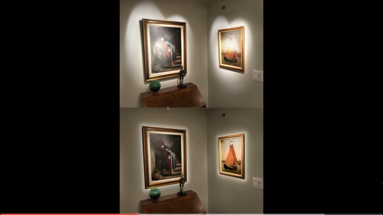 Lighting for Art vs Normal Lighting. What is the result? - YouTube