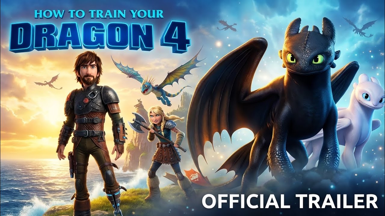 HOW TO TRAIN YOUR DRAGON 4 (2026) | Epic Trailer | Red Toothless vs New ...