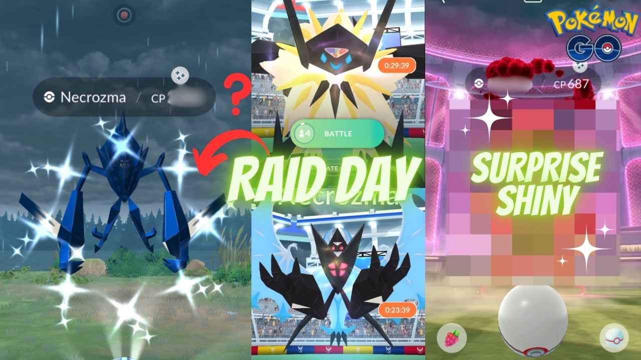Necrozma Raid Day: Can I Get The Shiny Using Only Free Raid Passes ...