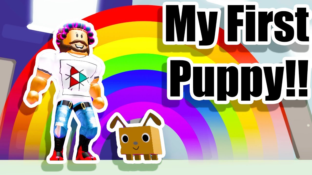 My First Pet!! • Rainbow Pet Simulator • Roblox - YouTube