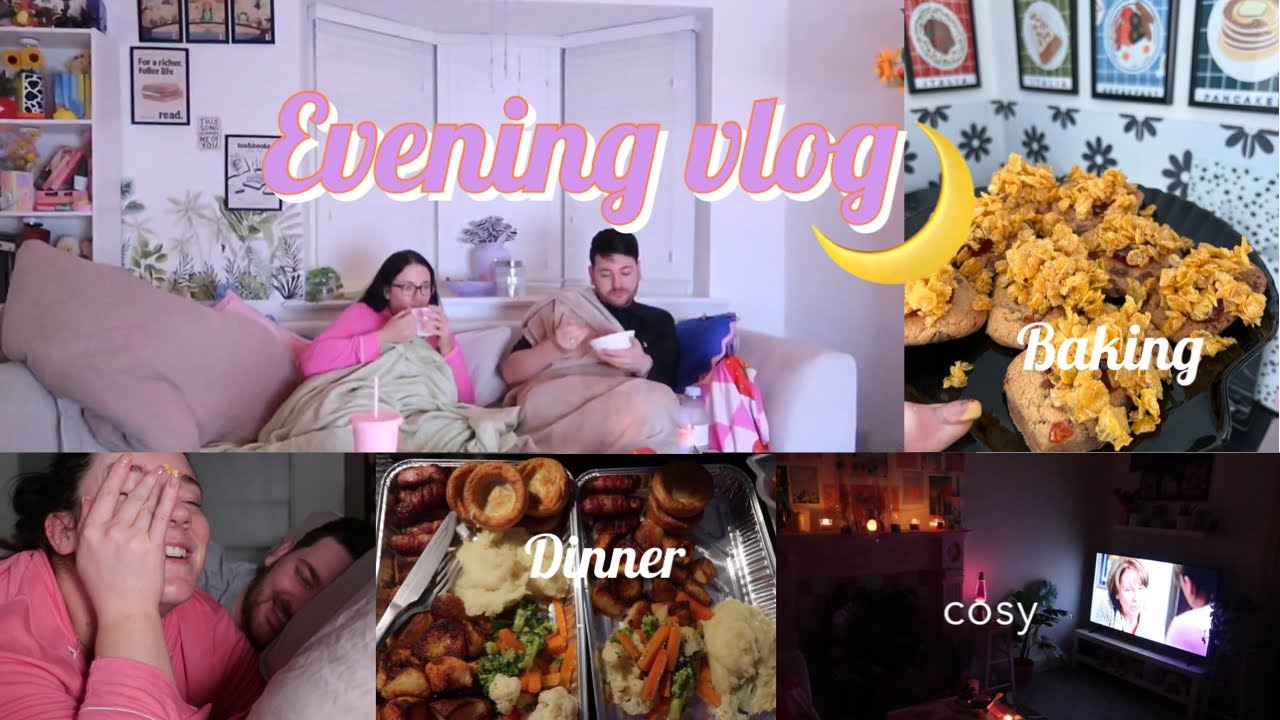 Realistic Evening Routine Vlog🌙 5-9 after 9-5 baking, cooking, relaxing & decompressing after ...