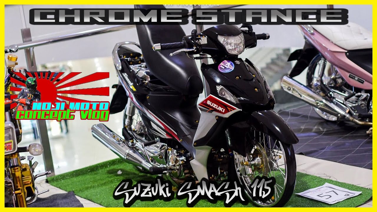 Swabeng Chrome sa Smash | Suzuki Smash 115 | Stance Chrome EP-99 - YouTube