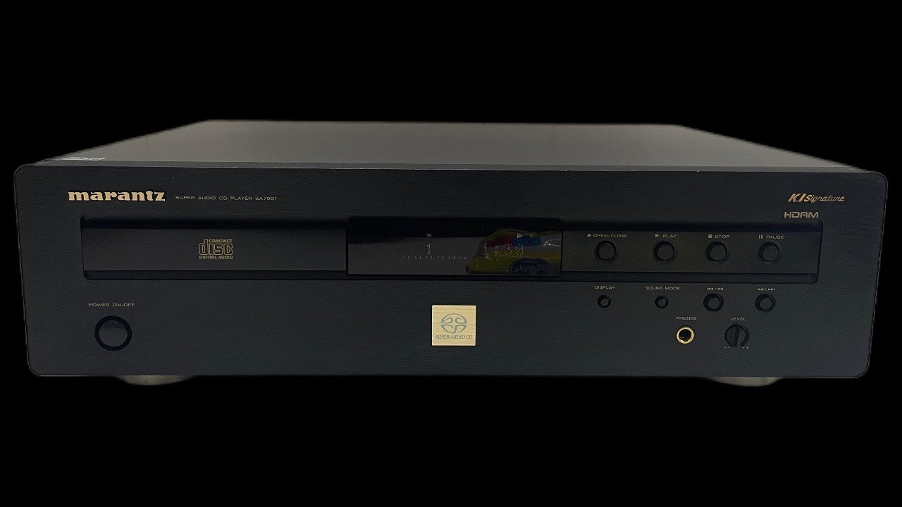 Marantz SA7001 Super Audio CD Player - YouTube