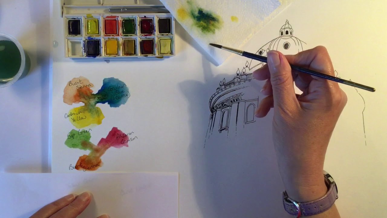 Sunga Park style painting 5 - Choosing Colours - YouTube