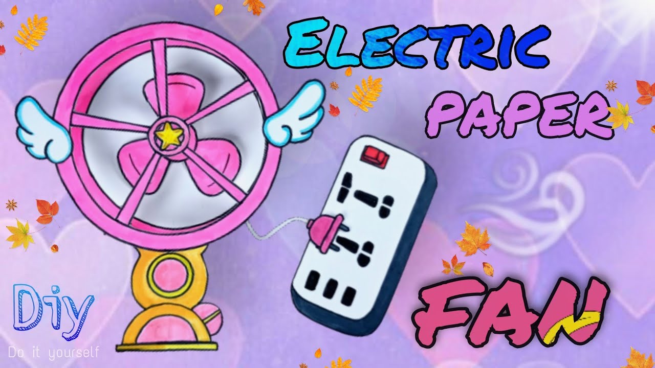 DIY Electric Fan | Paper Craft | Rui Chan Creation's - YouTube