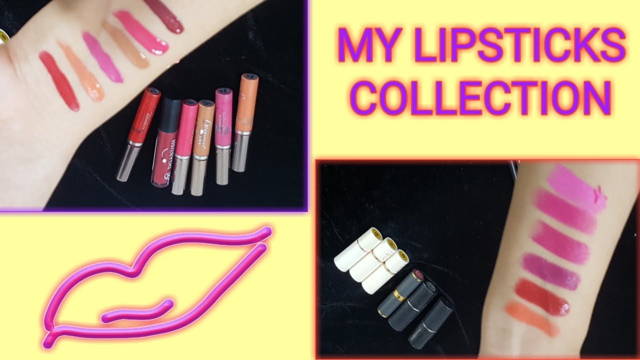 My mini affordable lipsticks collection - YouTube
