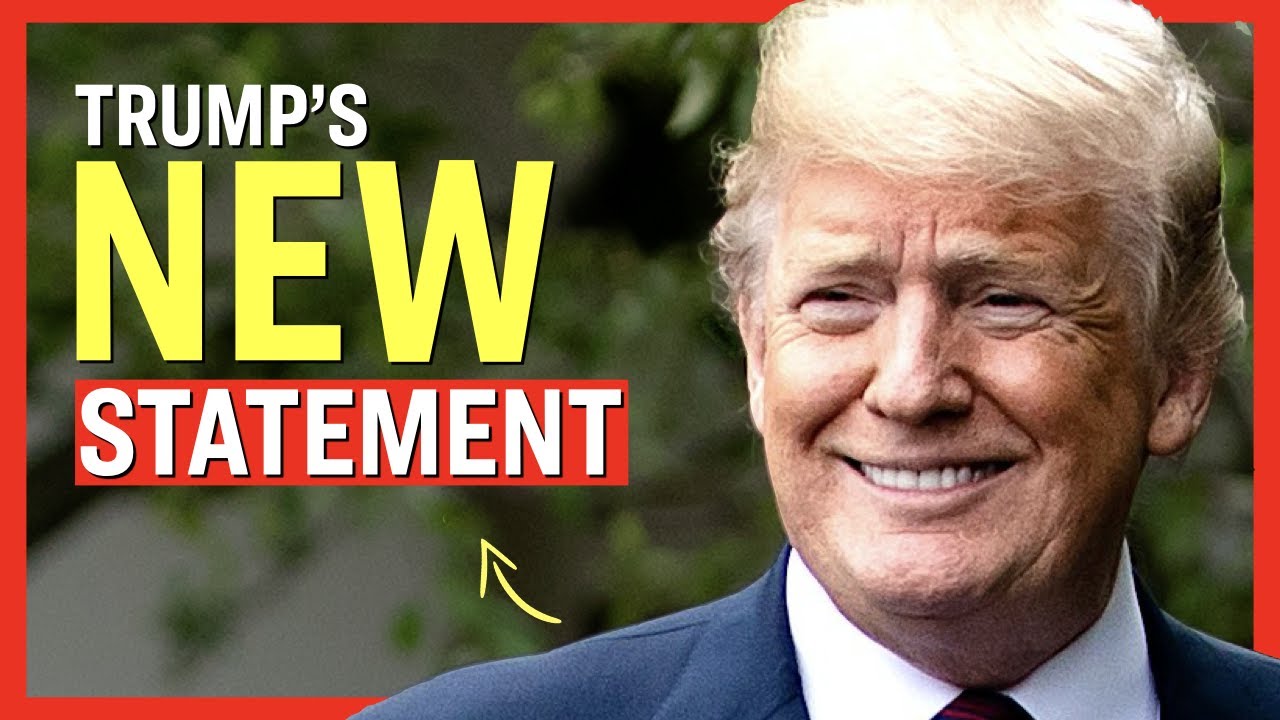 President Trump Releases Official Statement, Plans for Future, Reacts ...