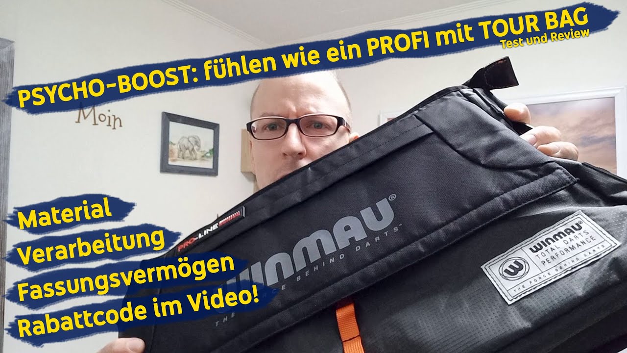 PSYCHO-BOOST: fühlen wie ein PROFI mit der Winmau TOUR BAG Pro Line ...
