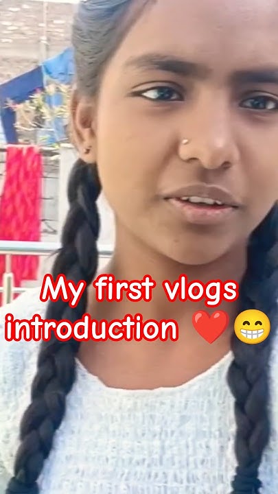 my first vlog introduction for YouTube 😁 ️#vlog #viralvlogs #trending # ...