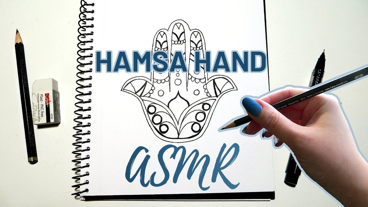 ASMR Sketchbook Pencil Drawing - No Talking | White Noise - YouTube