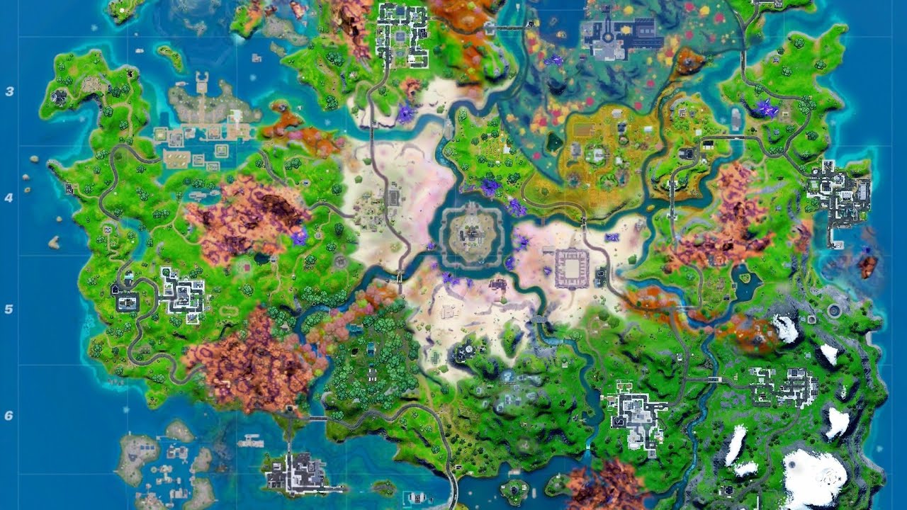 The Ultimate Fortnite Chapter 2 Map (Season 8 updated) @HarveyPlays ...