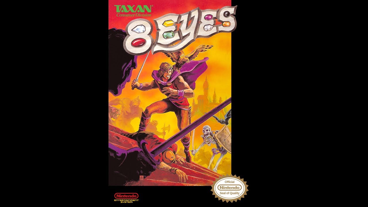 NES - 8 Eyes 'Title' - YouTube