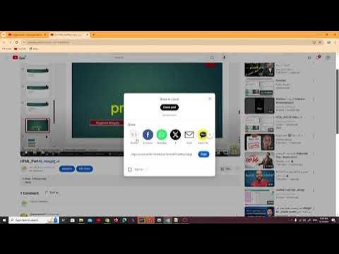 add video using HTML - YouTube