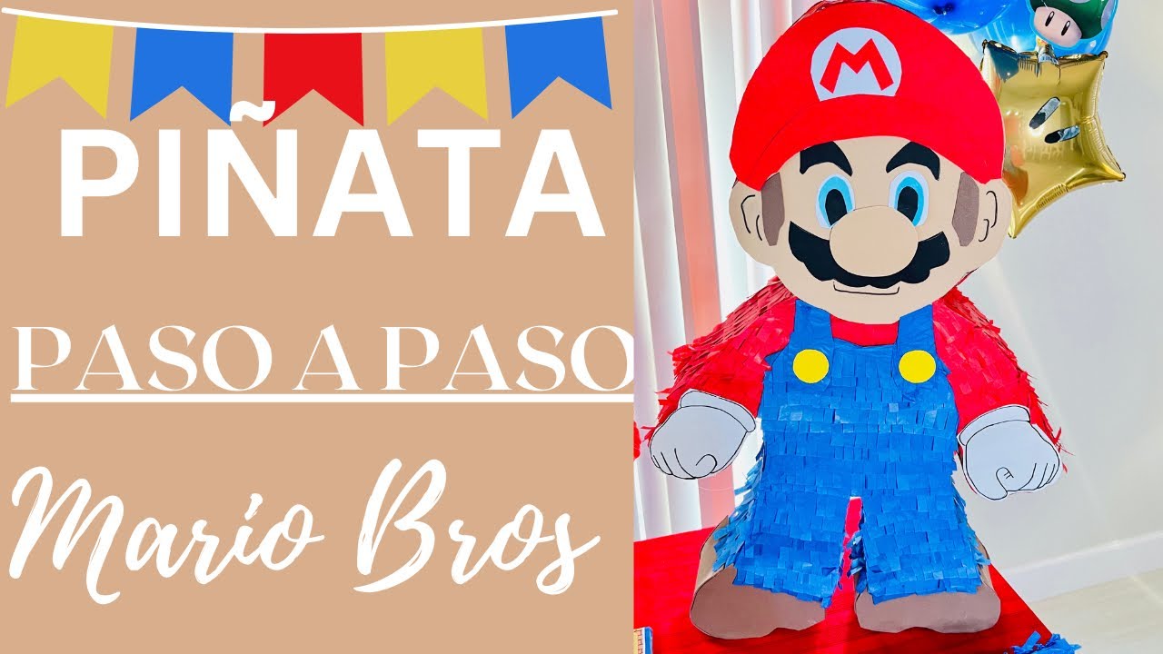 PIÑATA DE MARIO BROS || PASO A PASO || CATHY TIPS - YouTube
