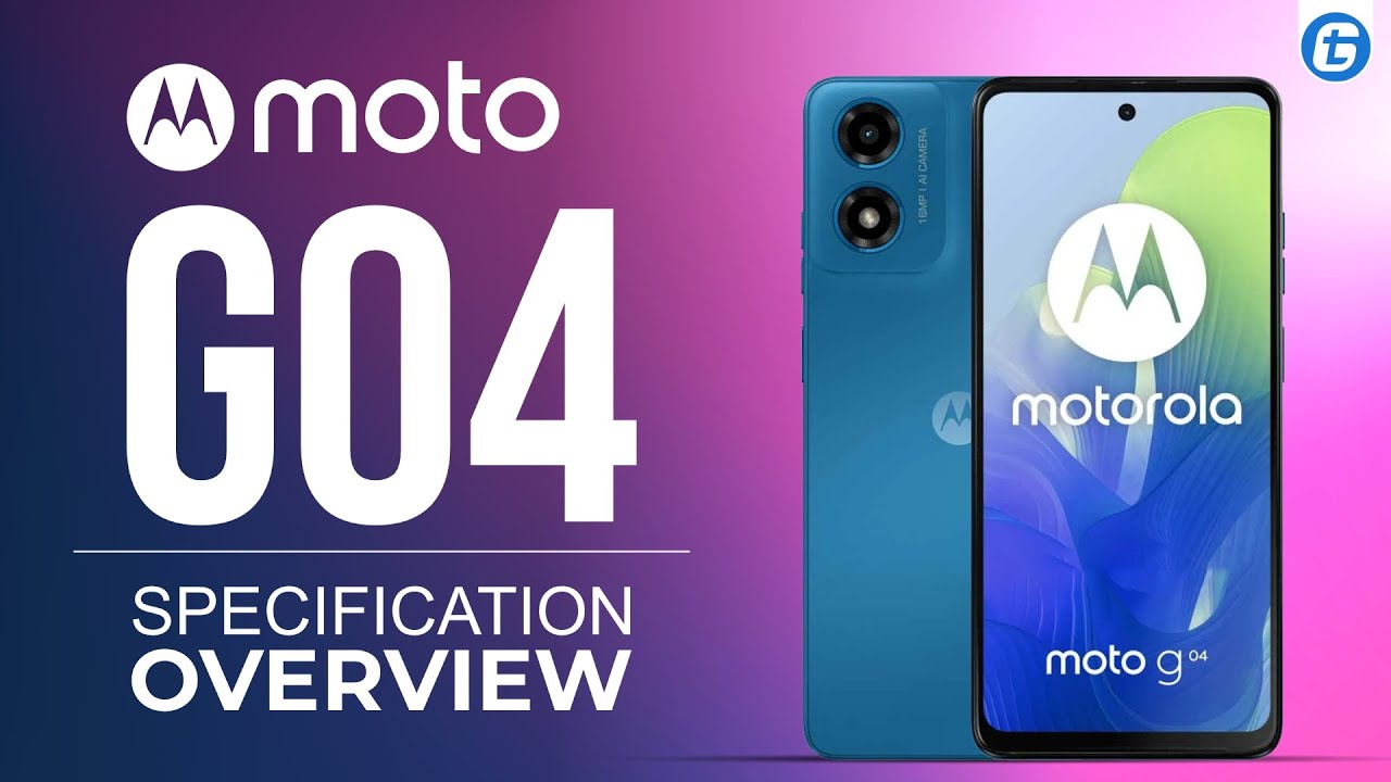 Motorola Moto G04 Specification Overview - YouTube