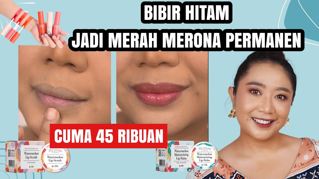 REVIEW NOERA 3in1 JELLY TINT, LIP SCRUB, LIPBALM | CARA MENGATASI BIBIR ...
