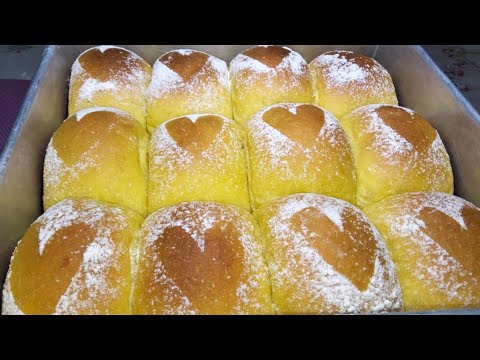 Roti Labu Kuning Tanpa Telur Hasilnya Lembut Banget - YouTube
